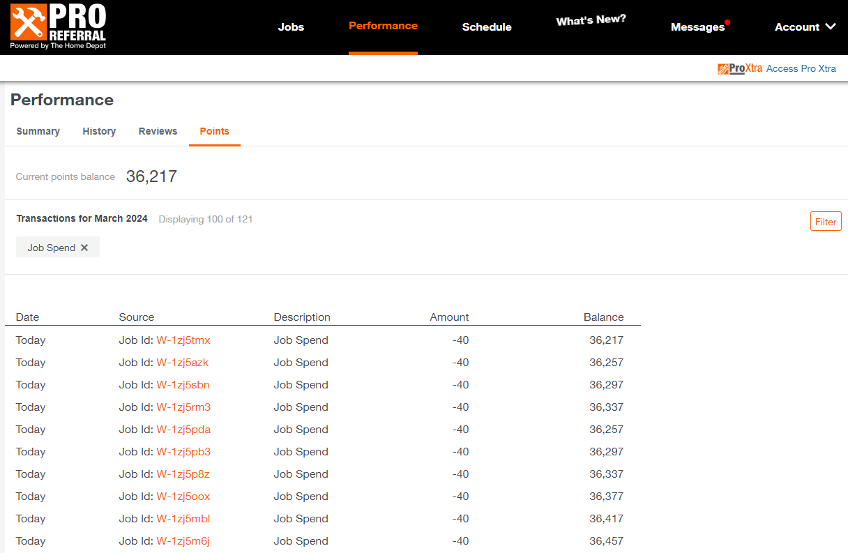 Syncing Points to Your Pro Xtra Account