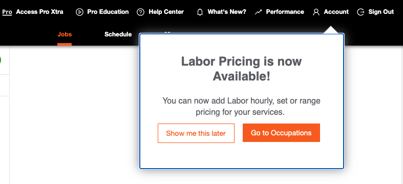 Labor Pricing